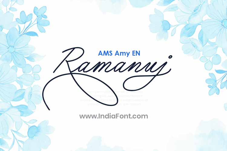 AMS Amy English Font Free Download | English Calligraphy Font ...